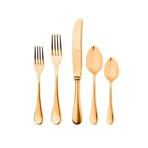 MEPRA Brescia Flatware Set5 Pieces - Gold