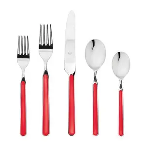 MEPRA Fantasia Flatware Set5 Pieces - Red