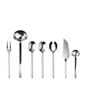 MEPRA Stile Pininfarina Serving Set7 Pieces - Silver
