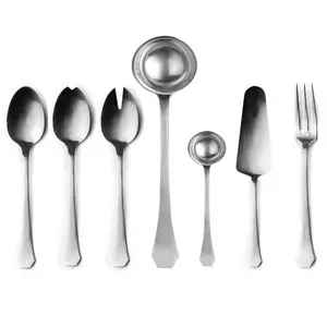 MEPRA Moretto Serving Set7 Pieces - Ice Silver