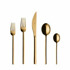 MEPRA Due Flatware Set5 Pieces - Gold