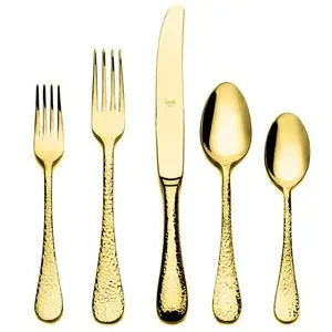 MEPRA Epoque Flatware Set5 Pieces - Gold