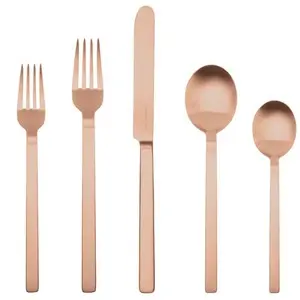 MEPRA Stile Pininfarina Flatware Set5 Pieces - Ice Bronze