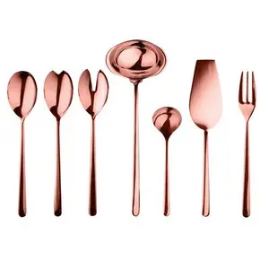 MEPRA Linea Serving Set7 Pieces - Bronze