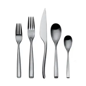 MEPRA Arte Flatware Set5 Pieces - Ice Silver