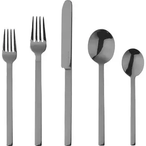 MEPRA Stile Pininfarina Flatware Set5 Pieces - Black Gold
