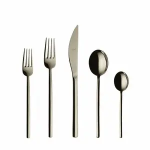 MEPRA Due Flatware Set5 Pieces - Champagne