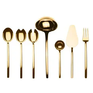 MEPRA Due Serving Set7 Pieces - Gold