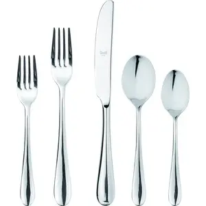 MEPRA Natura Flatware Set5 Pieces - Silver