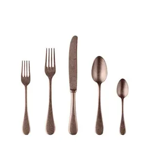 MEPRA Vintage Flatware Set5 Pieces - Bronze
