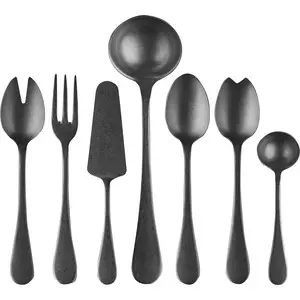 MEPRA Vintage Serving Set7 Pieces - Black Gold