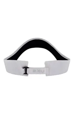 2xu Run Visor - White/white