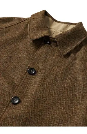 FORTELA Stanford Reversible Double-faced Coat - Brown