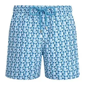 Vilebrequin Turtles Net Print Swim Shorts - White