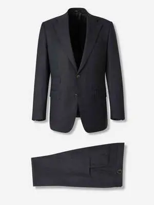ATELIER MUNRO Straight Wool Suit - Black