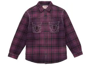 Men's Purple Flannel Shirts