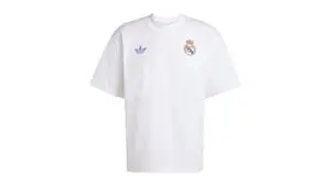 Adidas Real Madrid Lfstlr Tee Shirt - White