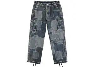 Patchwork Denim Pants