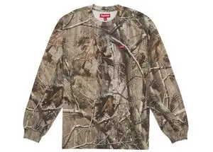 Supreme Small Box Long Sleeve Tee Shirt Realtree Camo - Realtree Ap Camo