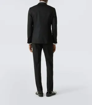 LARDINI Double-breasted Wool Tuxedo