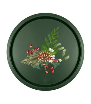 Halcyon Days Birchwood Woodland Wildlife Foliage Tray - Green