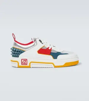 CHRISTIAN LOUBOUTIN Astroloubi Leather Sneakers - Multicoloured