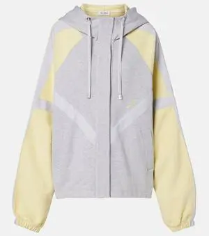 Attico The Attico Grey And Honey Cotton Jacket Yellow