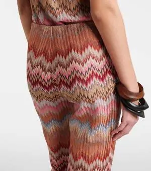 Missoni Zigzag High-rise Cropped Slim Pants