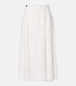 Brunello Cucinelli Mid-rise Midi Skirt