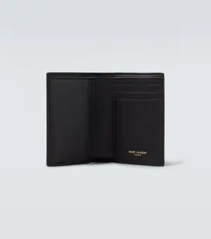 Saint Laurent Cassandre Leather Card Holder