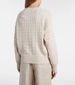 Brunello Cucinelli Sequined Cotton-blend Sweater