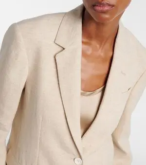 Brunello Cucinelli Linen-blend Blazer