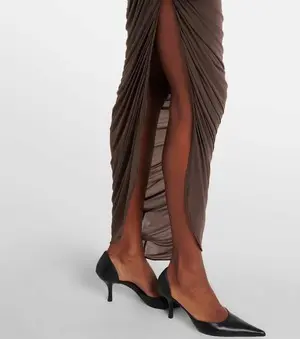 Magda Butrym Draped One-shoulder Gown
