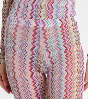Missoni Zigzag High-rise Slim Pants
