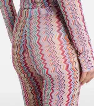 Missoni Zigzag High-rise Slim Pants
