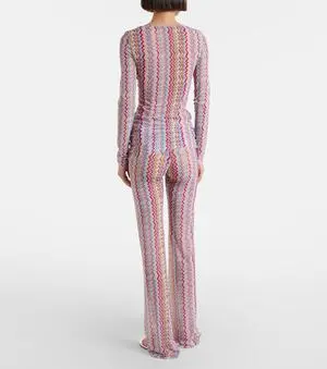 Missoni Zigzag High-rise Slim Pants - Multicoloured
