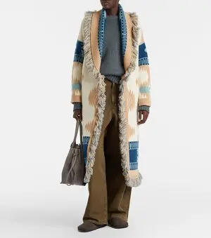 Alanui Icon Jacquard Virgin Wool Cardigan - Multicoloured