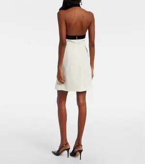 Simkhai Crêpe Minidress - White