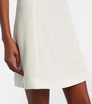 Simkhai Crêpe Minidress - White