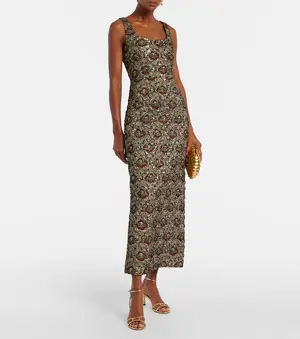 Simkhai Ravenna Jacquard Midi Dress - Multicoloured
