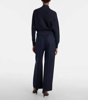 Brunello Cucinelli Cropped Wide-leg Pants