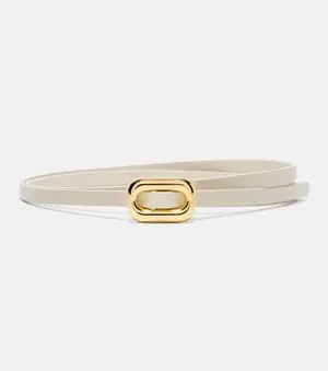 DEHANCHE Déhanche Venura Leather Belt - White