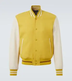 TOM FORD Wool And Leather Varsity Jacket