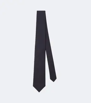 Brunello Cucinelli Virgin Wool Tie - Blue