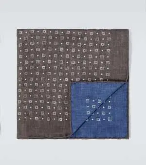 Brunello Cucinelli Silk Pocket Square