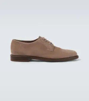 Brunello Cucinelli Suede Derby Shoes