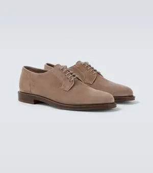 Brunello Cucinelli Suede Derby Shoes