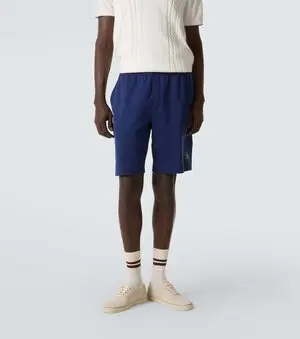 Brunello Cucinelli Cotton Shorts - Blue
