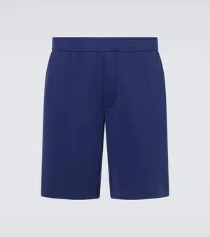 Brunello Cucinelli Cotton Shorts - Blue