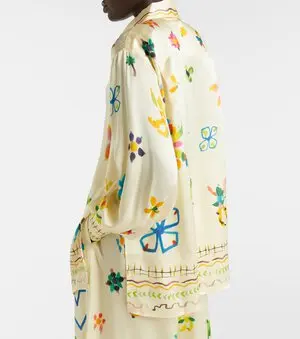 ALEMAIS Alémais Sidi Floral Silk Shirt - Multicoloured